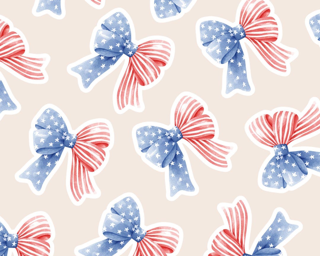 2" 4th of July Confetti Bows, Pack of 18-20 Pieces - Etsy