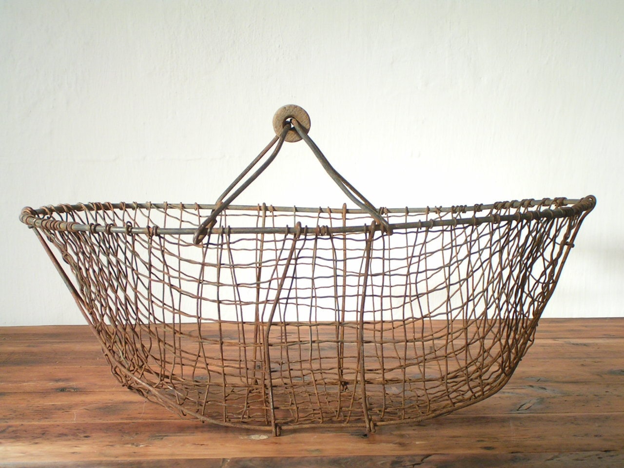 decorative old vintage wire basket