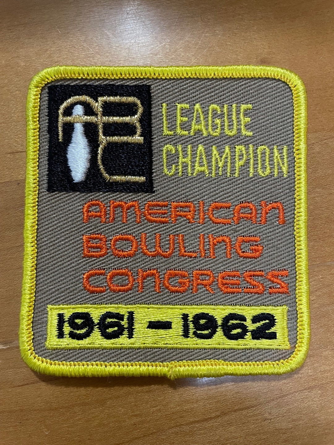 1961 Vintage Bowling Patch - Etsy