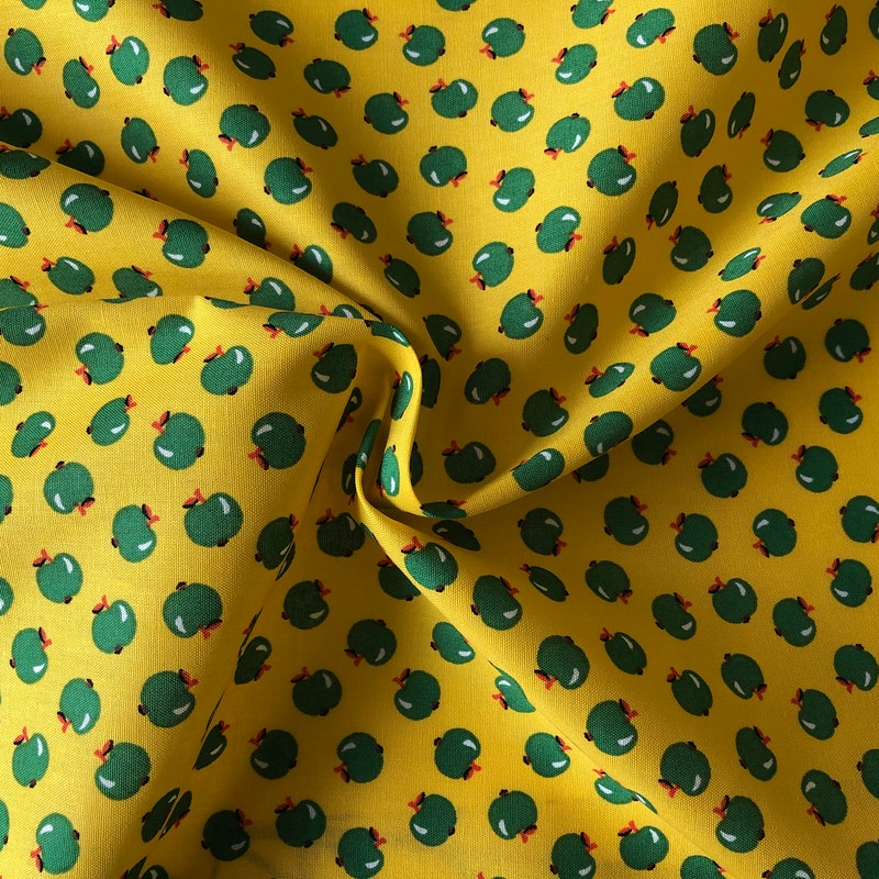 Apple Fabric - Etsy UK