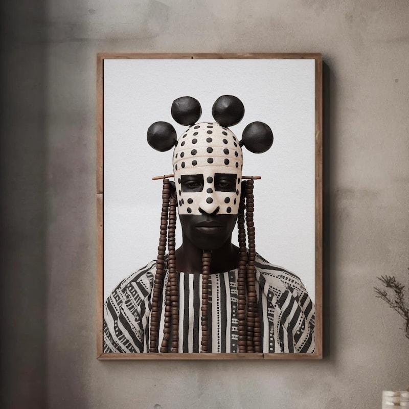 Large Tribal Wall Mask - Etsy UK