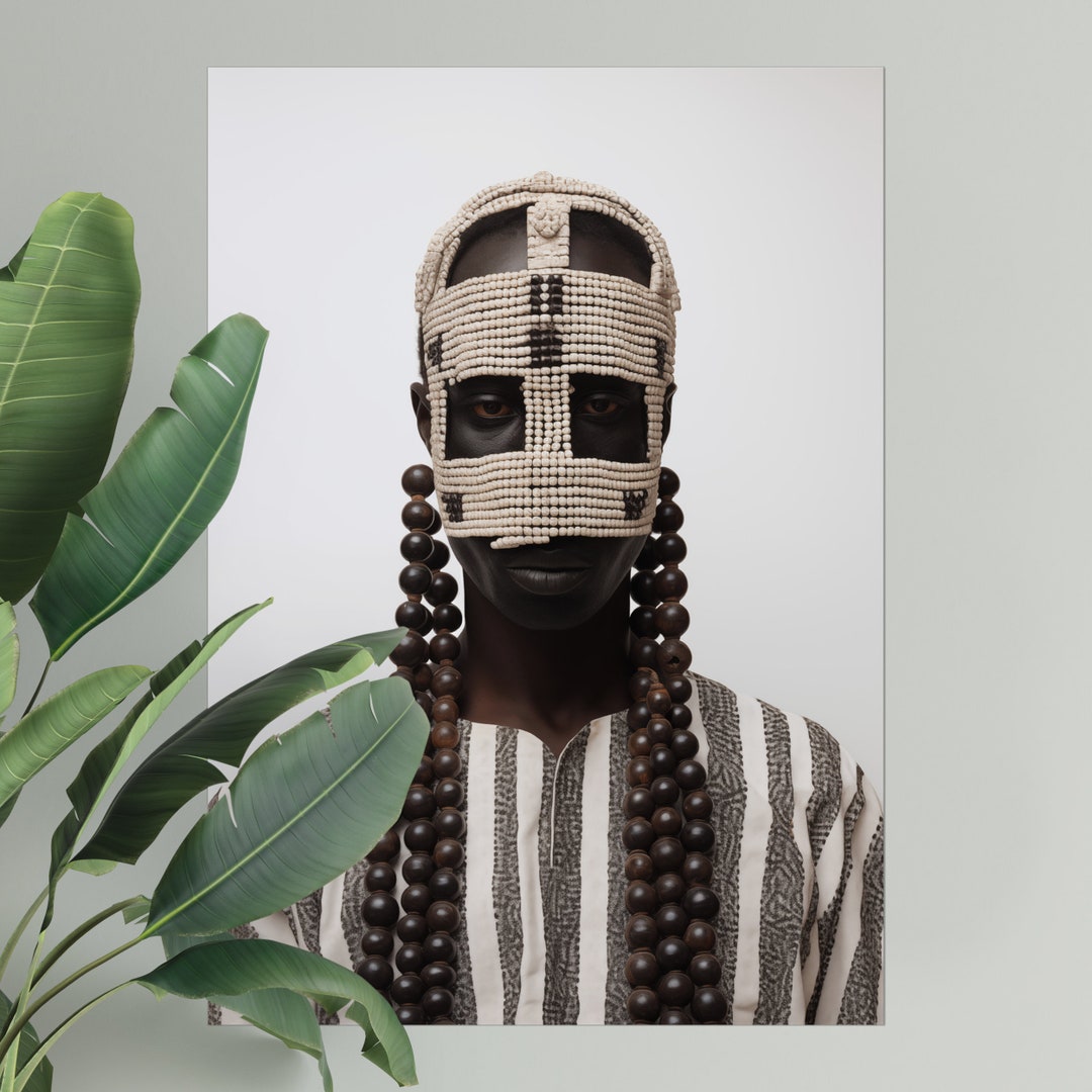 African Tribal Mask Art Print | PHYSICAL PRINT POSTER | Photography ...