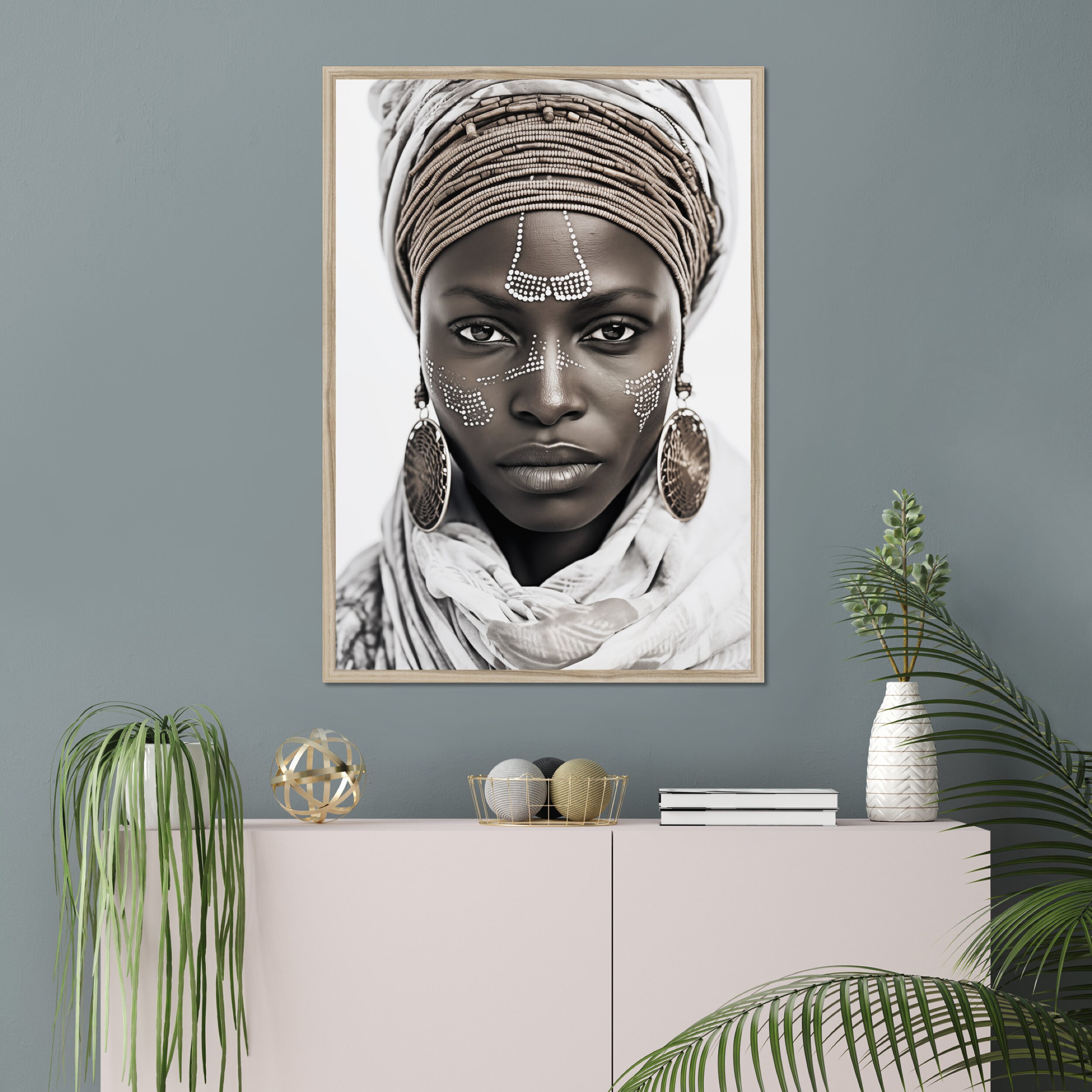 African Woman Printable Art DIGITAL DOWNLOAD Afrocentric - Etsy