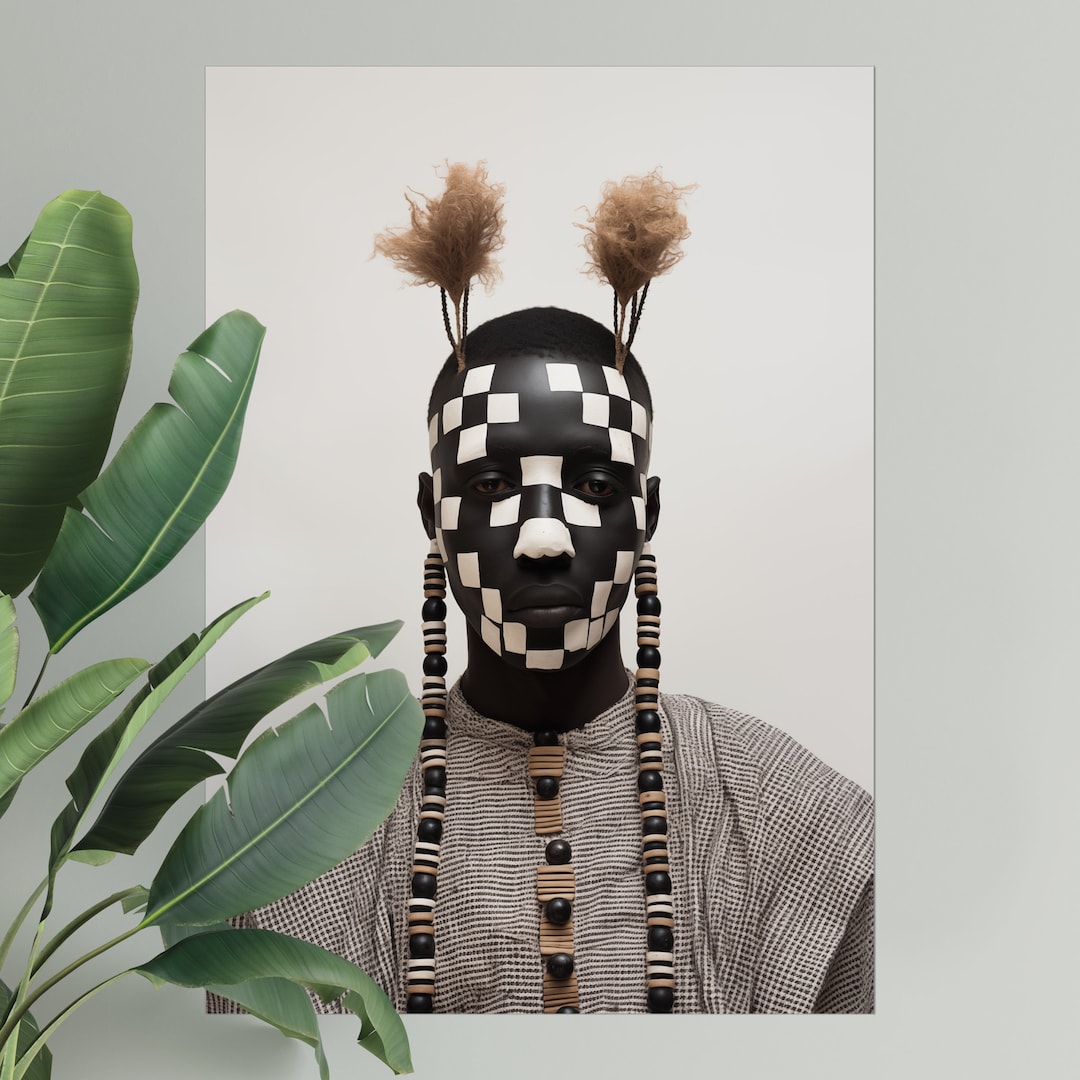 African Tribal Mask Art Print | PHYSICAL PRINT POSTER | Photography ...