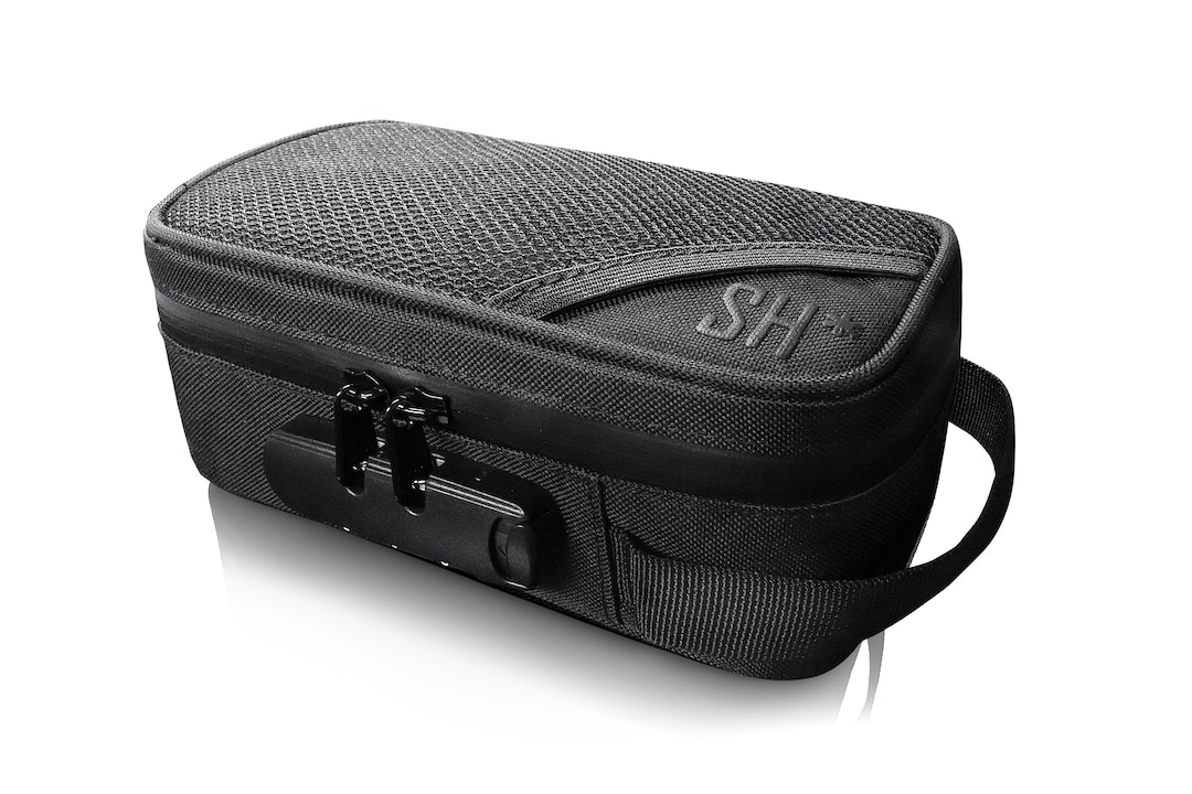 STASHIC Smell Proof Bag - Box - Lockable Case - Activated Carbon Lining ...