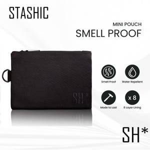 Stashic Smell Proof Mini Pouch, Stash Bag Odor Adsorption Lining, Discreetly Store All Your ...