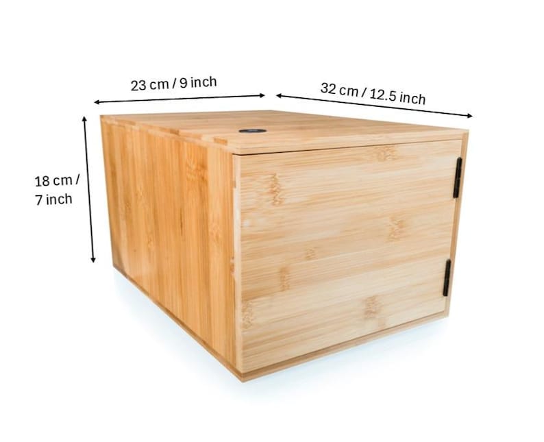 SUREBOX Lock Box - Bamboo - 12 Litre Lockable Box - Smart Lock - Ttlock ...