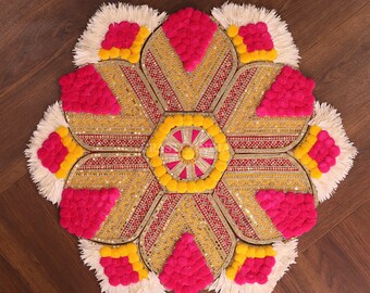 Crasto India Handcrafted Festive Rangoli 6 for Diwali, Weddings, Home ...