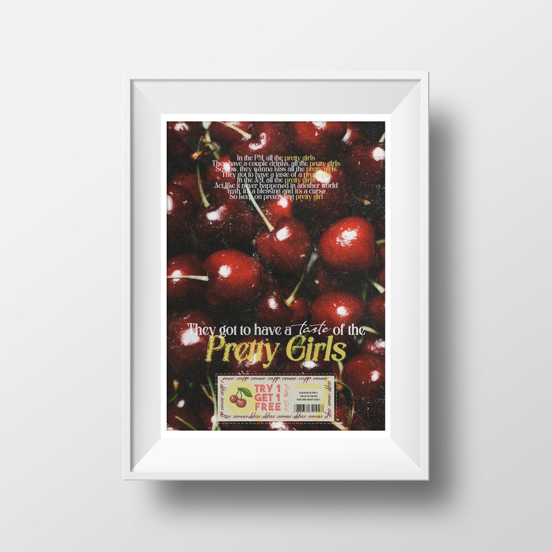 Pretty Girls Reneé Rapp Inspired Vintage Style Print A4 - Etsy