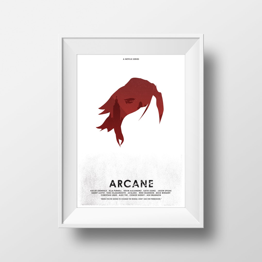 A4 Minimalist Poster Print - Arcane - Etsy