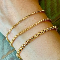 14K Gold Ball Bracelet| 14K Solid Gold Bead Bracelet| 14K Gold Bracelet ...
