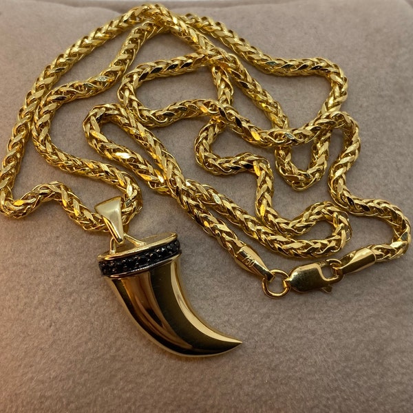 Buy Tiger Nail Pendant Online In India - Etsy India