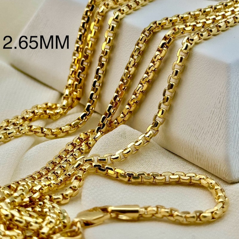 18k Gold Chain Authentic - Etsy