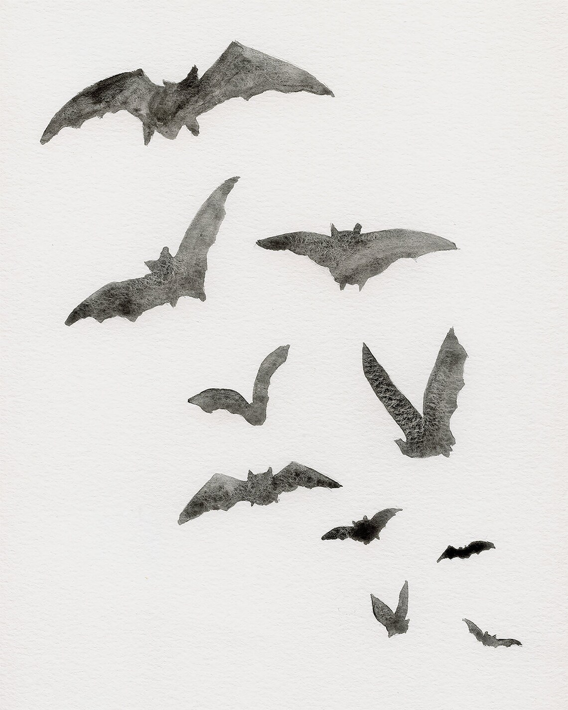 Halloween Printable, Halloween Prints, Halloween Digital Download, Bats ...