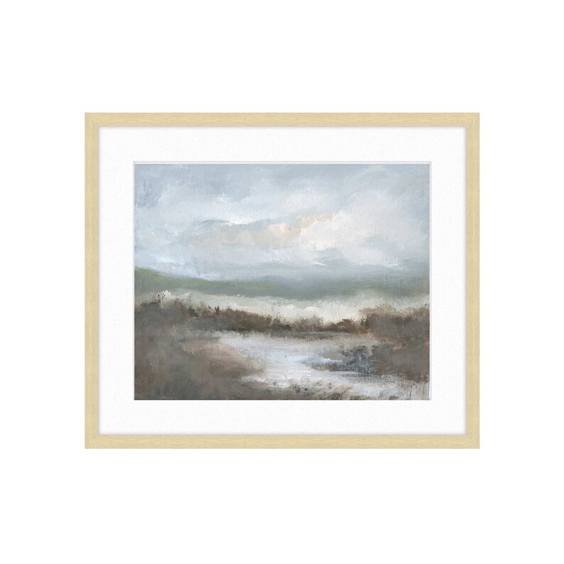 Calming Art, Neutral Landscape Art Print, Bedroom Art, Coastal Art ...