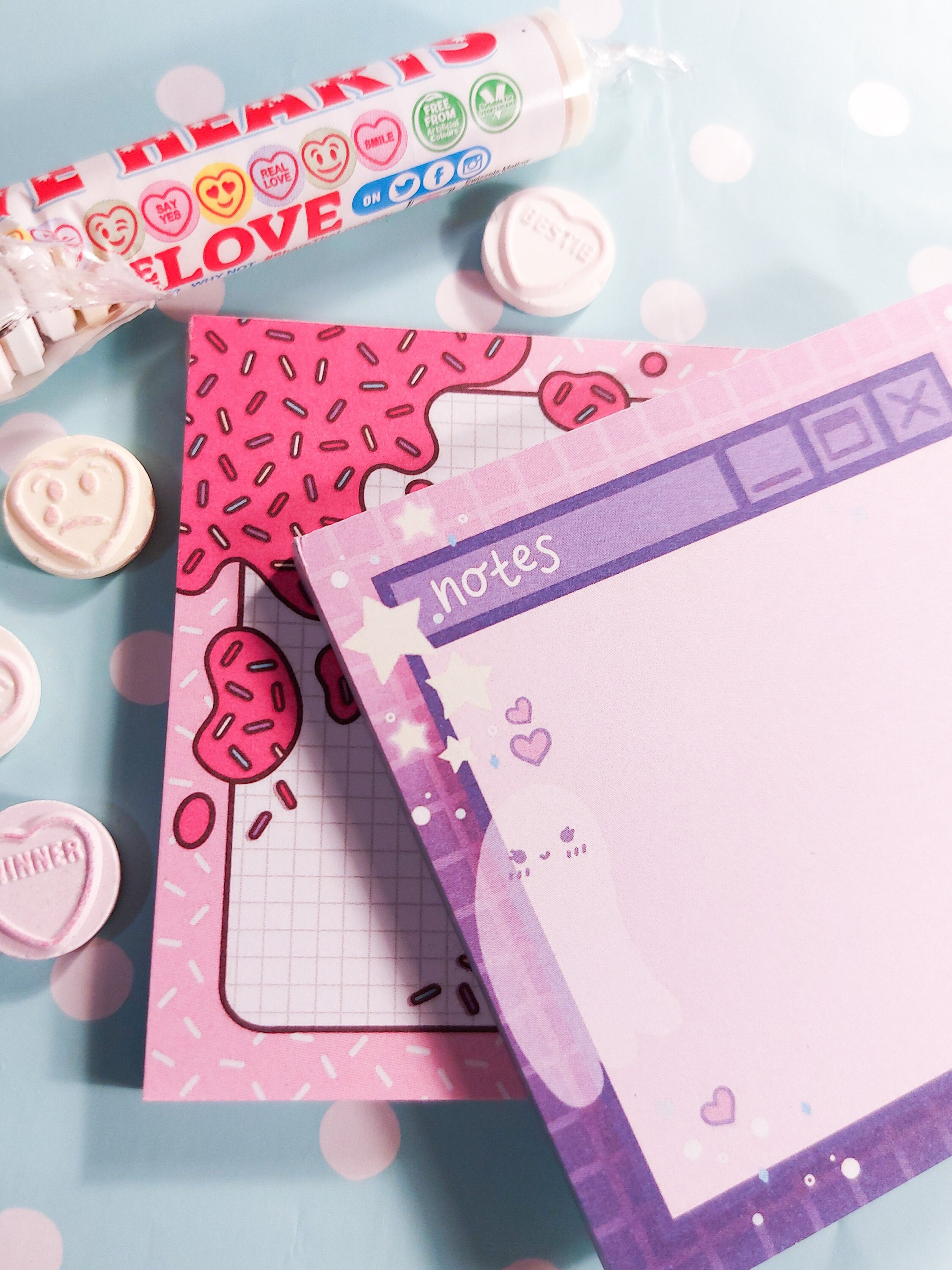 Ghost Night Digital Vaporwave Memo Note Pad / Cute Kawaii - Etsy