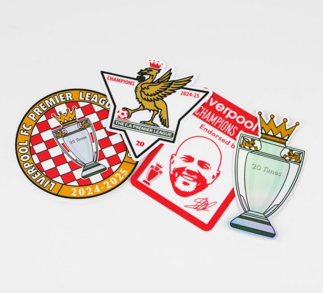 Liverpool FC Sticker Pack - LFC 20 Times Champions Stickers - Liverpool ...