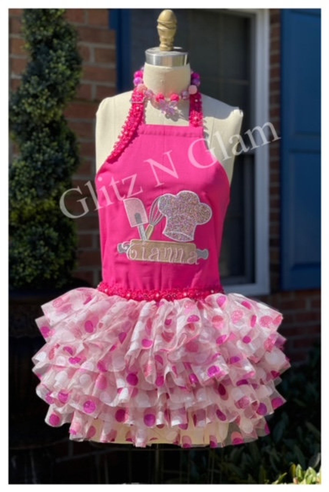 Glam Apron, Kids Apron, Kids Cooking Apron, Apron, Party Apron ...