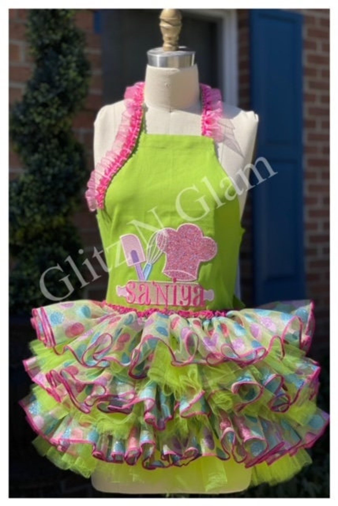 Glam Apron, Kids Apron, Kids Cooking Apron, Apron, Party Apron ...