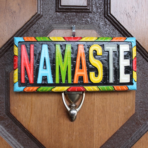 Namaste Sign - Etsy
