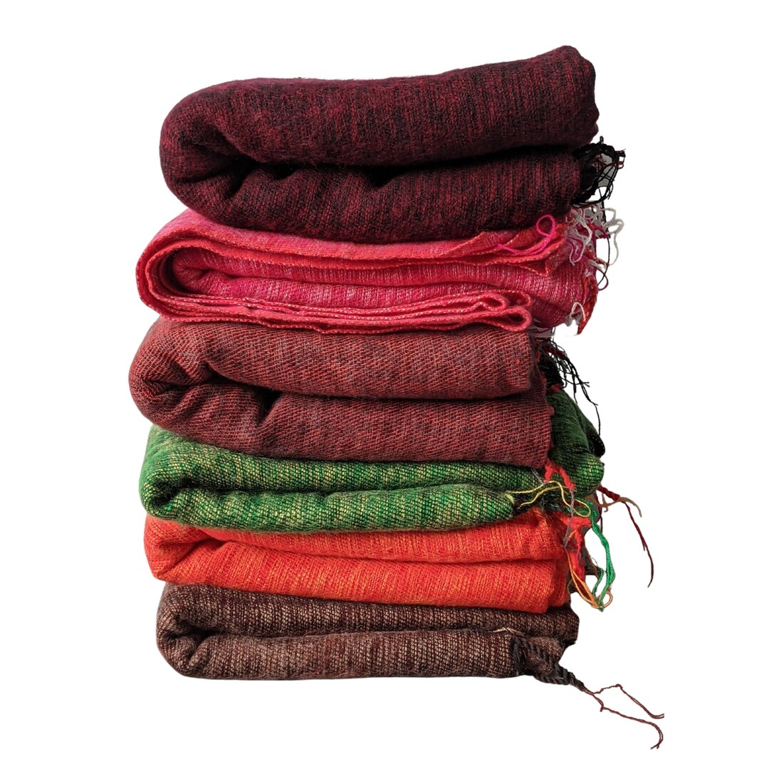 Yak Wool Shawl as Mother's Day Gift, Warm Soft Yak Wool Shawl Made in ...