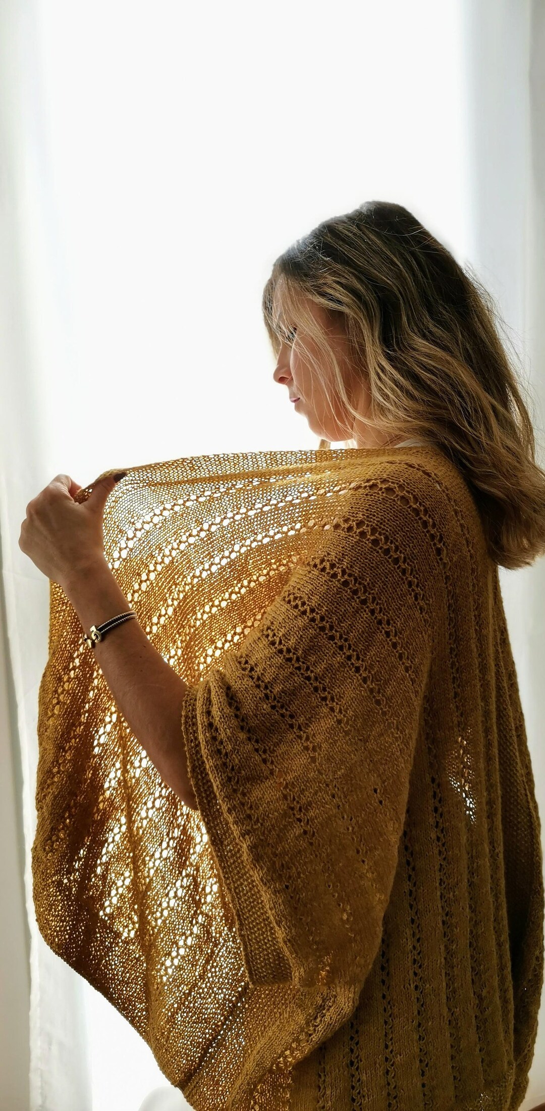 Knit Kimono Pattern - Diy Oversized Knit Cardigan Pattern - Women's ...