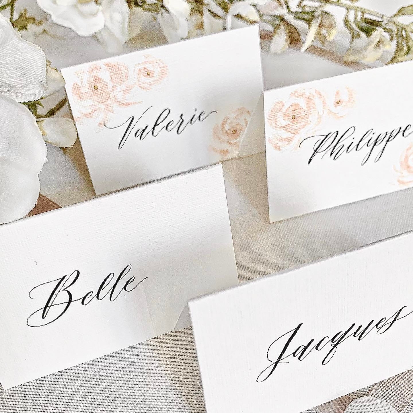 Placecards-handletteredtented-fold - Etsy