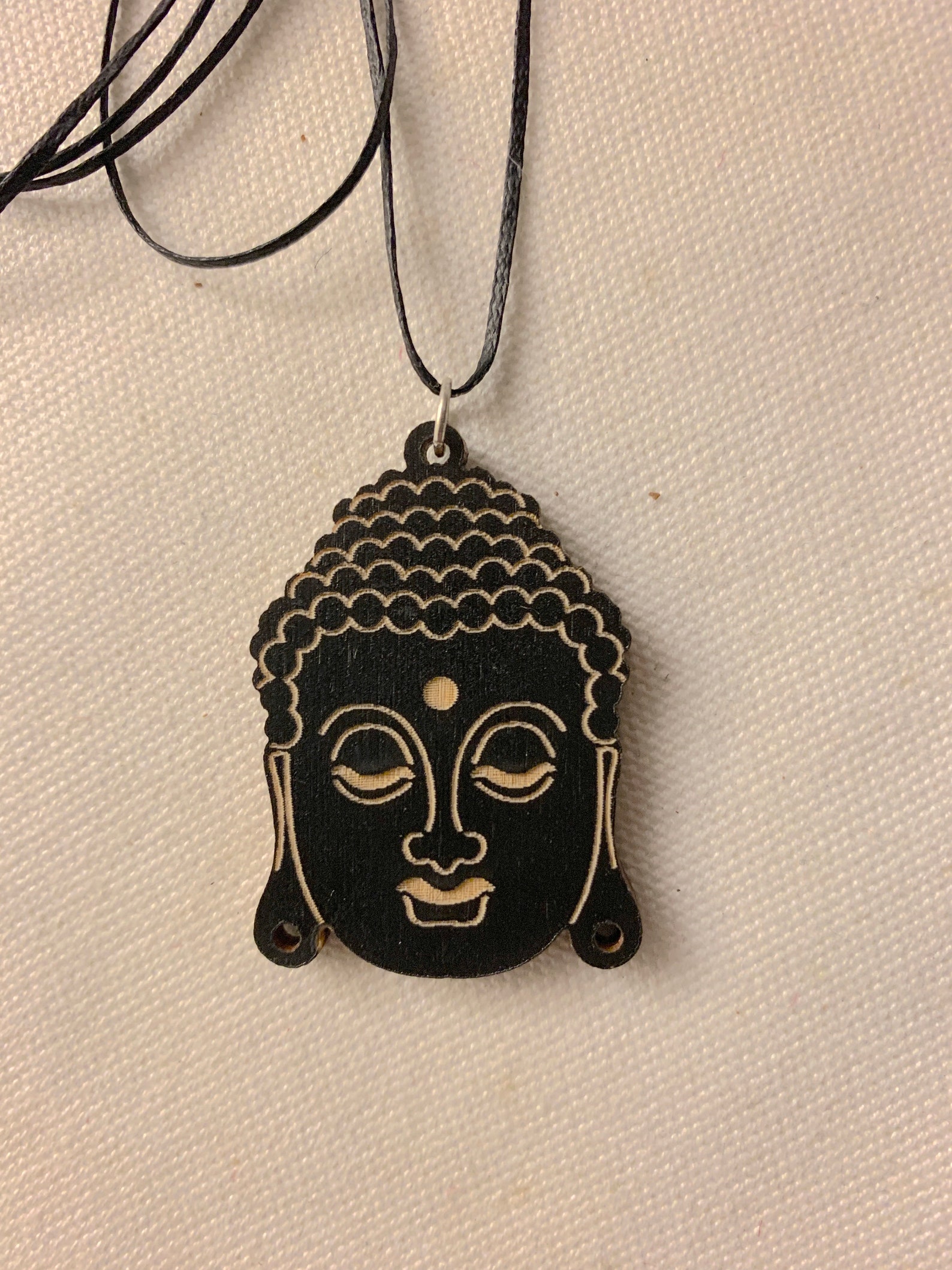 Handmade Buddha Necklace, Boho Wooden Budha, Minimal Jewelry, Unique ... Handmade Buddha Necklace, Boho Wooden Budha, Minimal Jewelry, Unique ...