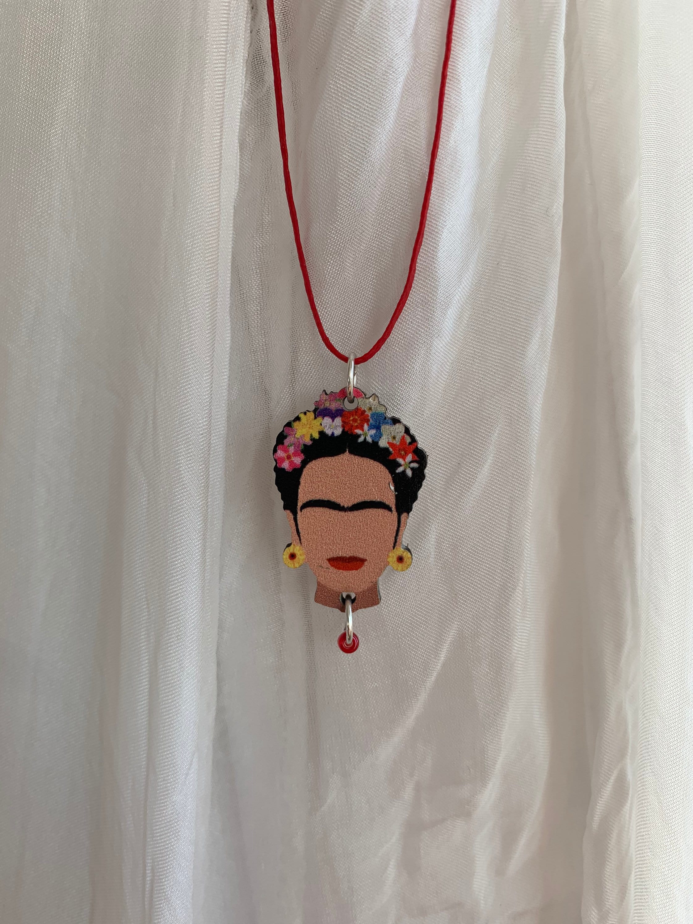 Handmade Frida Kahlo Necklace Boho Jewelry Unique Chocker or - Etsy