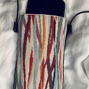 Handmade Cell Phone Tapestry Pouch, Fabric Purse, Eye Glass Carrier ...