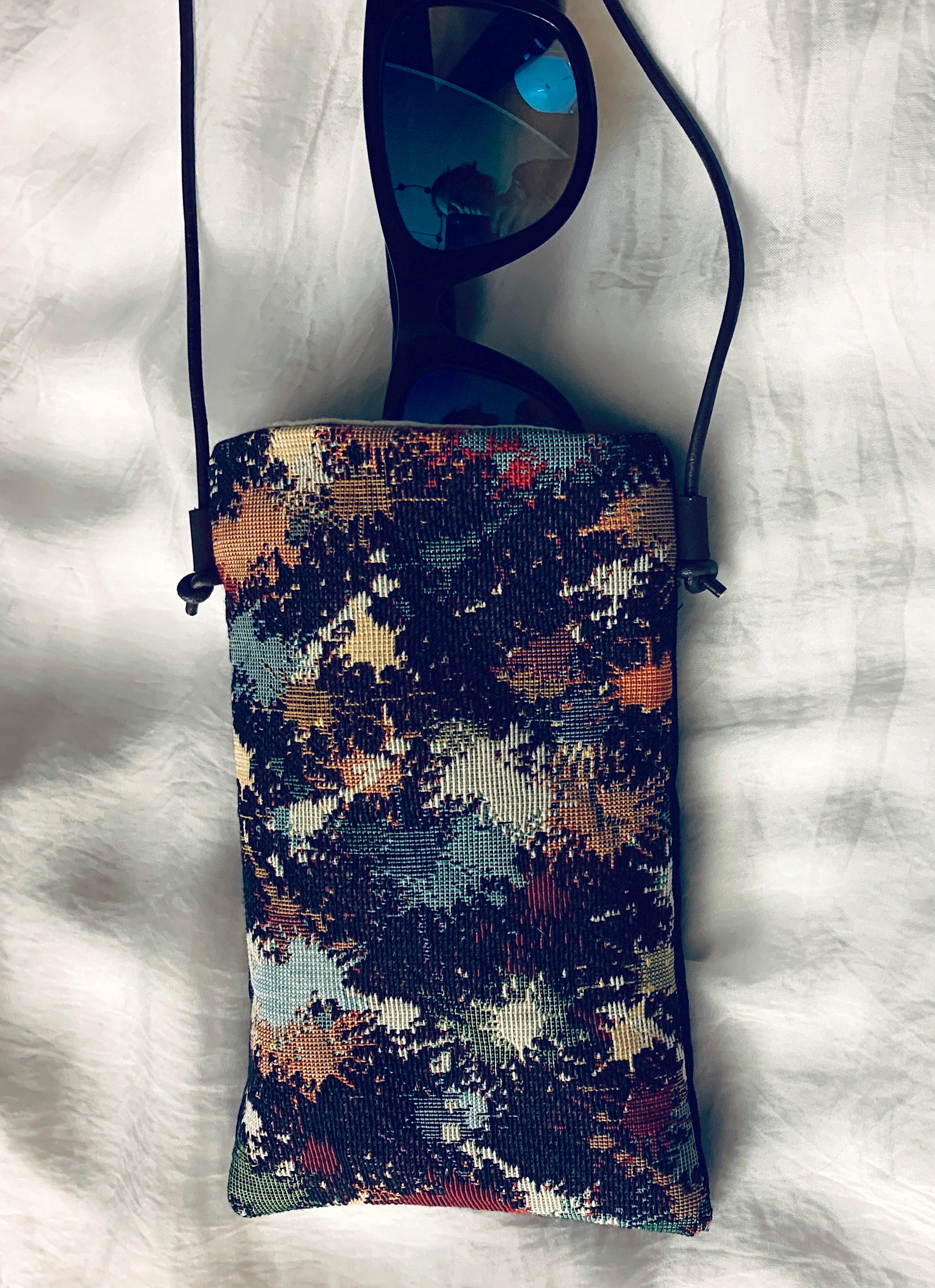 Handmade Cell Phone Tapestry Pouch Fabric Purse Eye Glass - Etsy