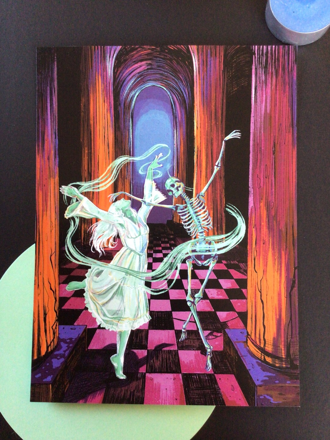 Dance Macabre Art Print - Etsy