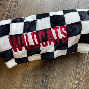 Customized School Blanket, School Fleece Blanket Personalized ...