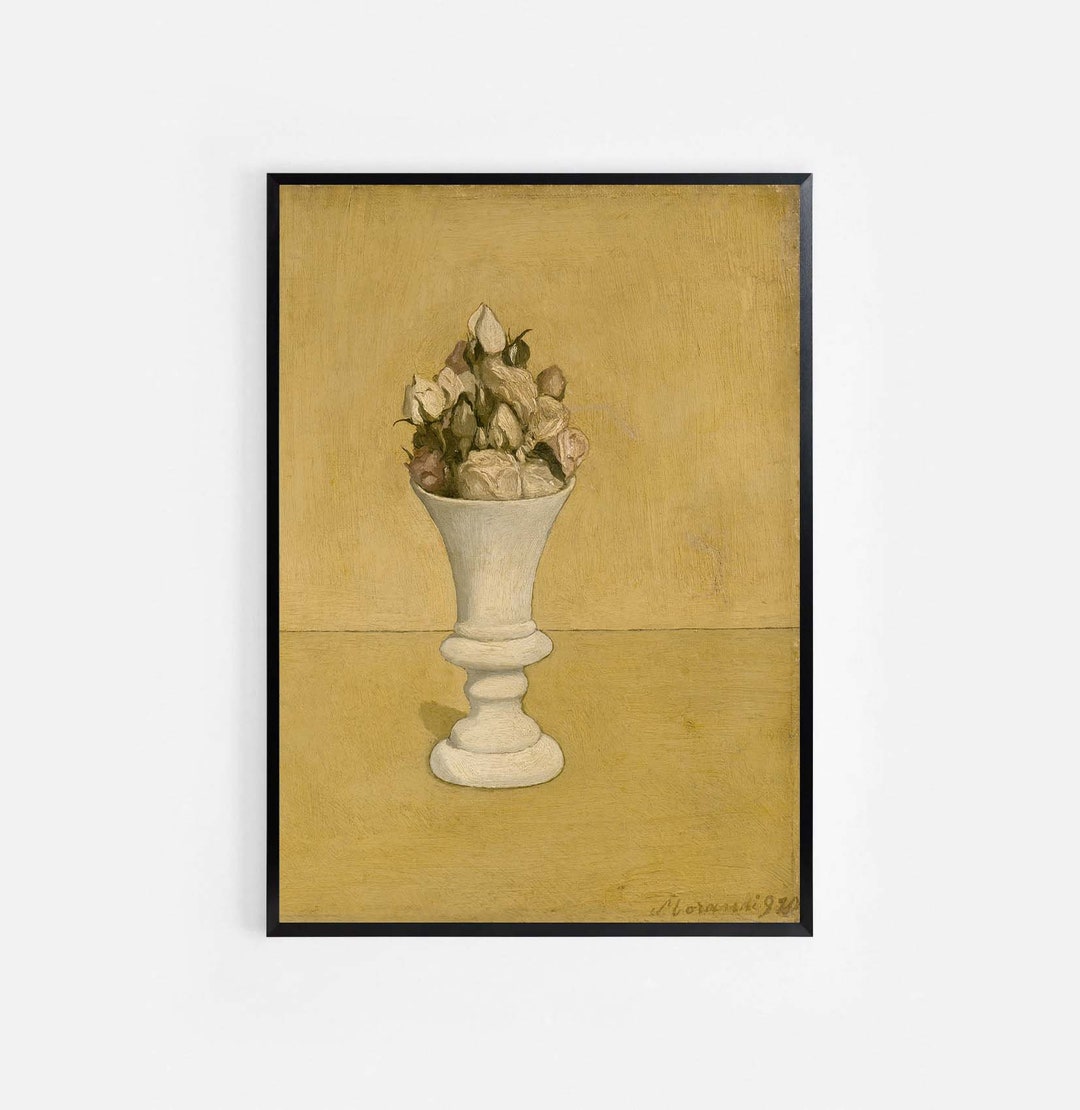 Digital Print Download by Giorgio Morandi Flower Painting, Printable ...