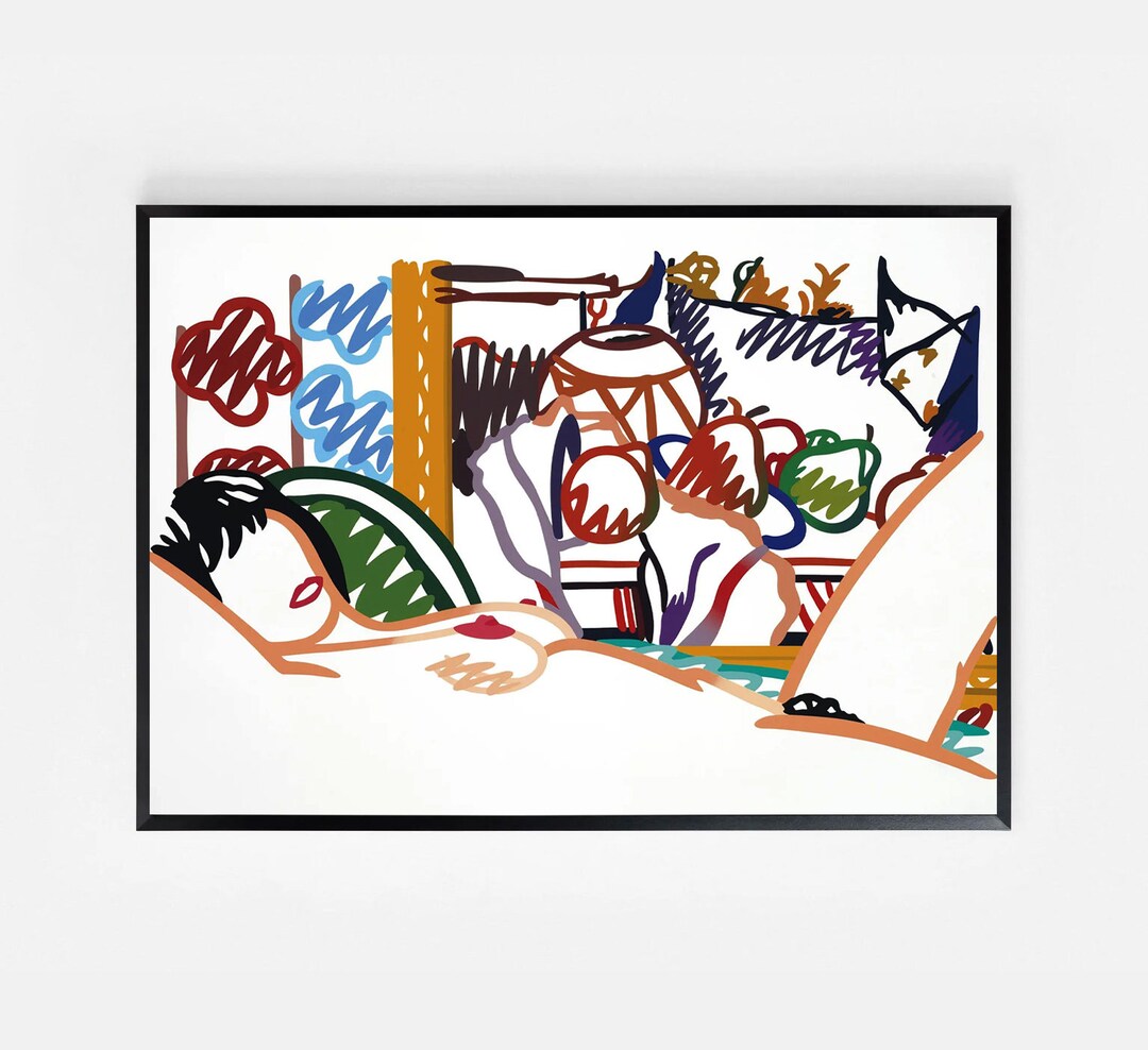 Tom Wesselmann Digital Downloads Prints Inspired by Pop Art, Printable ...