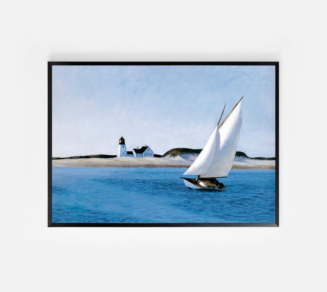 Edward Hopper Digital Print Download "sea Painting", Printable Wall Art ...