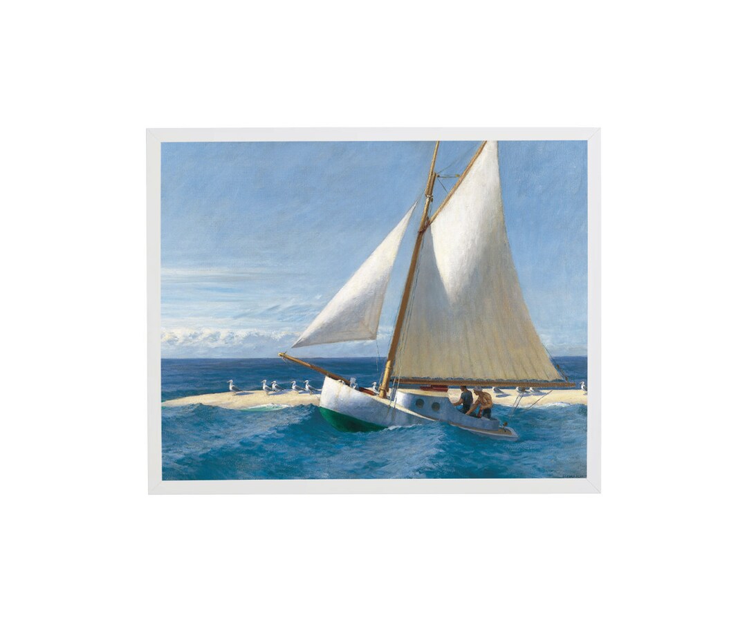 Edward Hopper Digital Print Download "sea Painting", Printable Wall Art ...