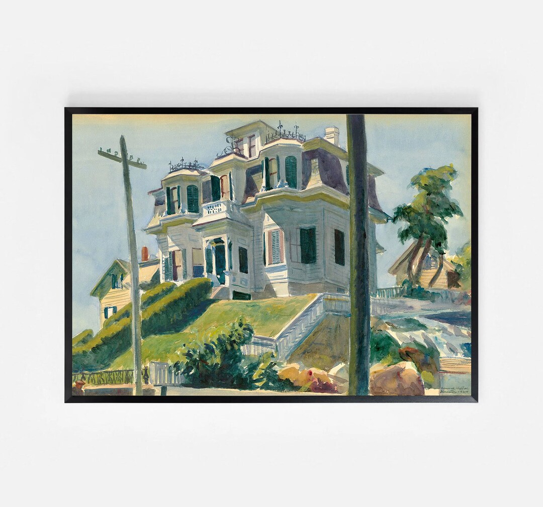 Edward Hopper Digital Print Download Realistic Painting "haskell's ...