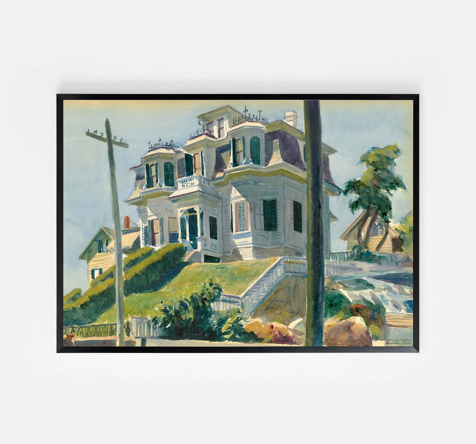 Edward Hopper Digital Print Download Realistic Painting "haskell's ...