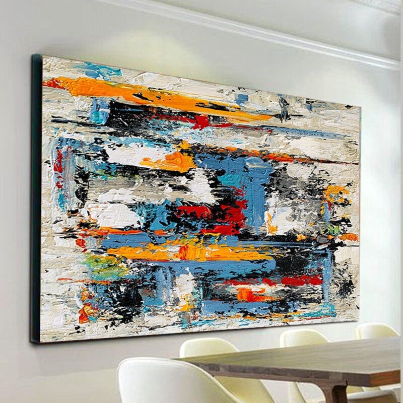 Abstract Canvas Art - Etsy