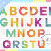 Alphabet Sublimation Pnggradientalphabetalphabet - Etsy
