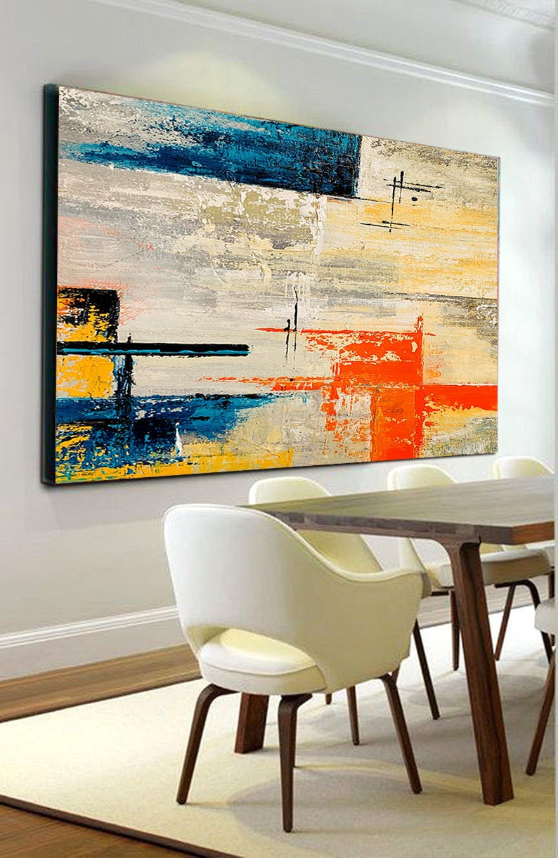 Extra Large Landscape Wall Art.Textured Abstract | Etsy