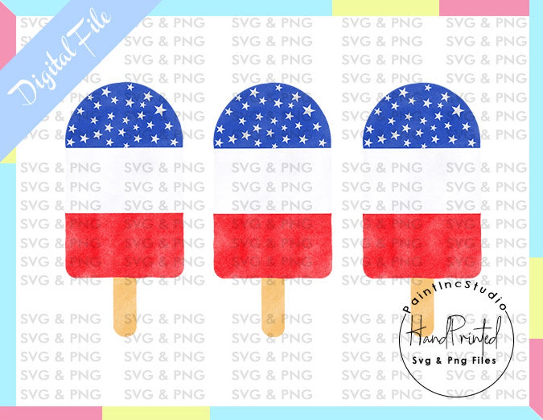 4th of July Ice Cream Png,patriotic Ice Cream, 4th of July Clipart ...