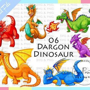 Dragon Dinosaur Clipart,watercolor Clipart,cute Clipart,dinosaur ...