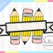 Teacher Sublimation Pngpencil Clipartpencil Pngback to - Etsy