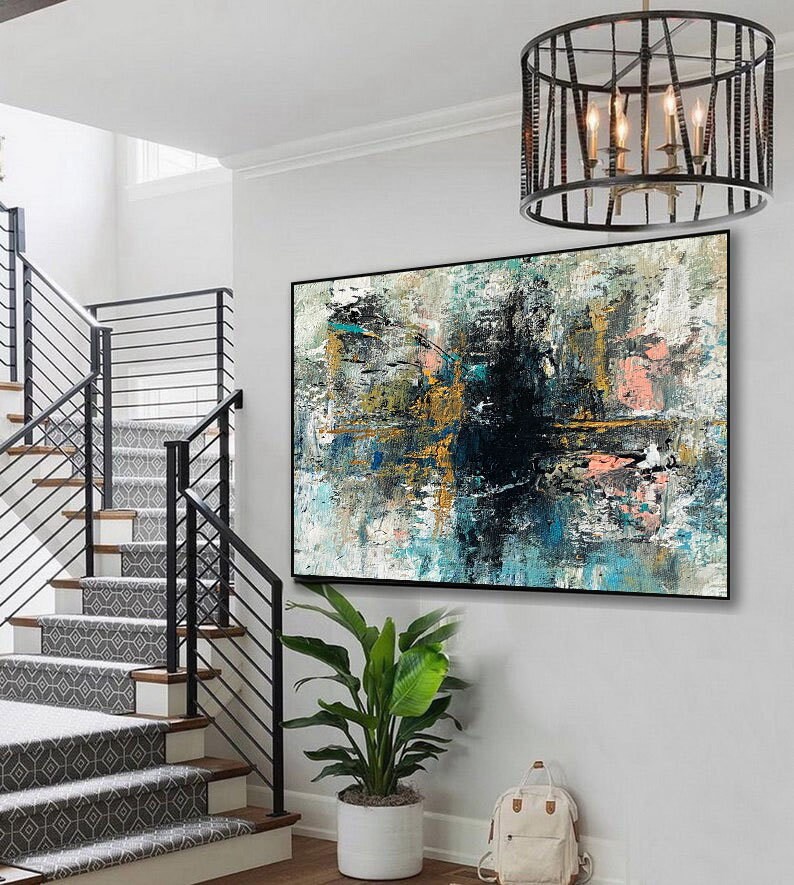 Abstract Art-Original PaintingContemporary ArtDine Room Wall | Etsy