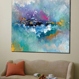 Colorful Abstract Painting,extra Large Painting,large Wall Art,oversize ...