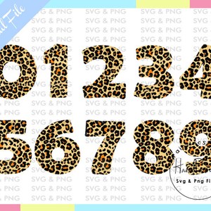 Leopard Number Sign Sublimation Png,number Sign,leopard Letters,number ...