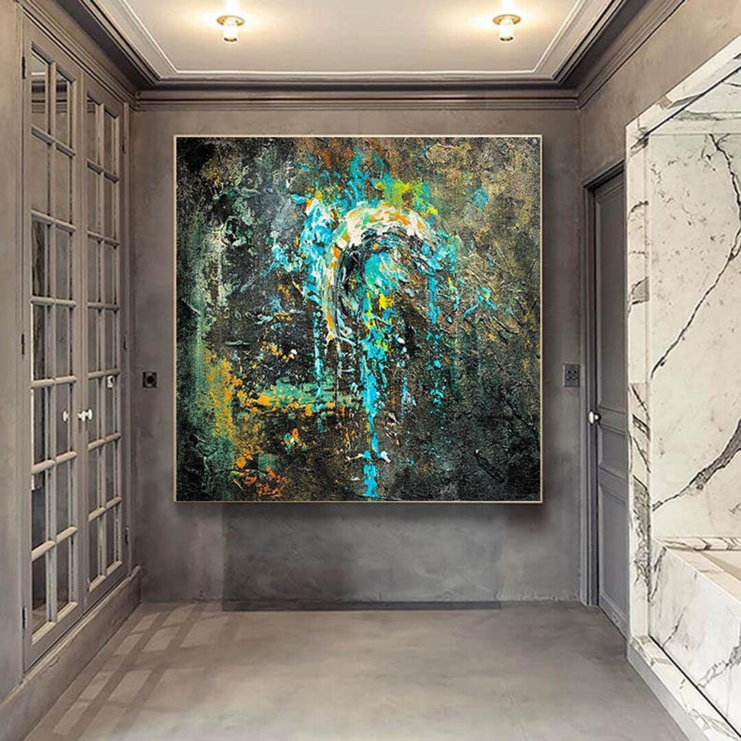 Large Abstract Art-original Painting,abstract Wall Canvas,living Room ...