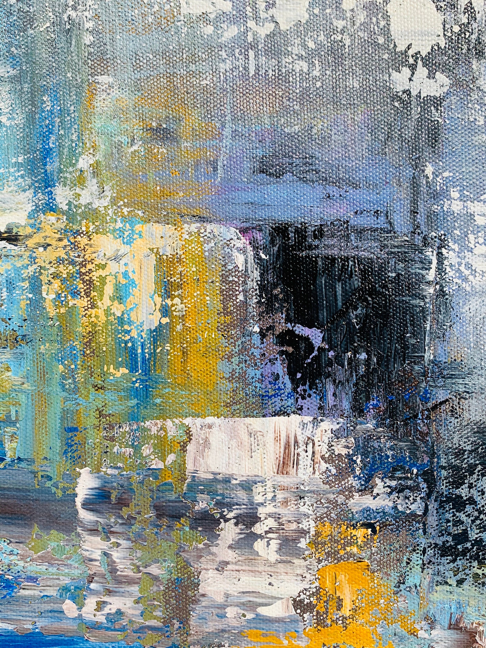 Large Abstract Painting Extra Large Canvas Wall Art Oversize - Etsy
